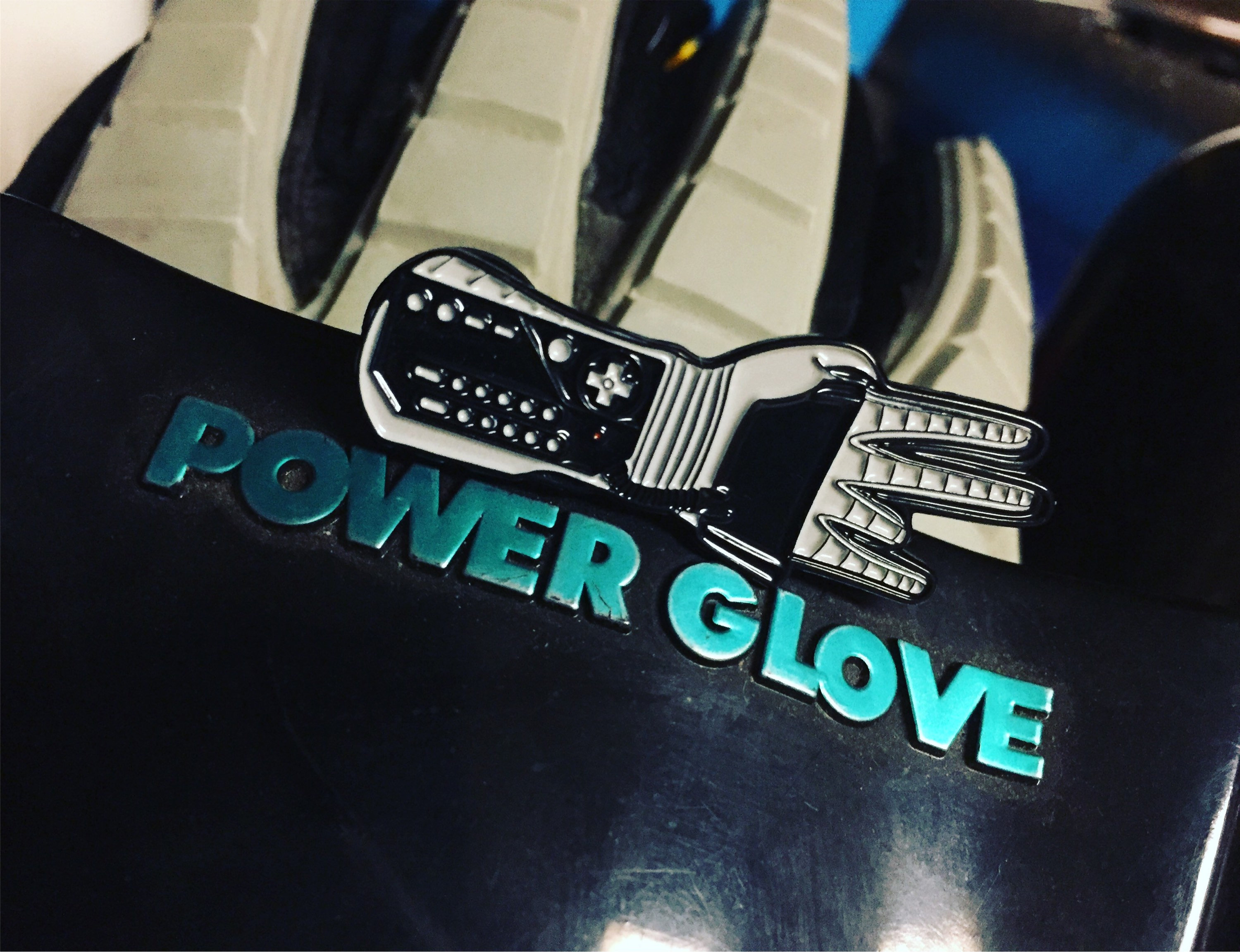 3 up Powerglove Enamel Pin - Etsy