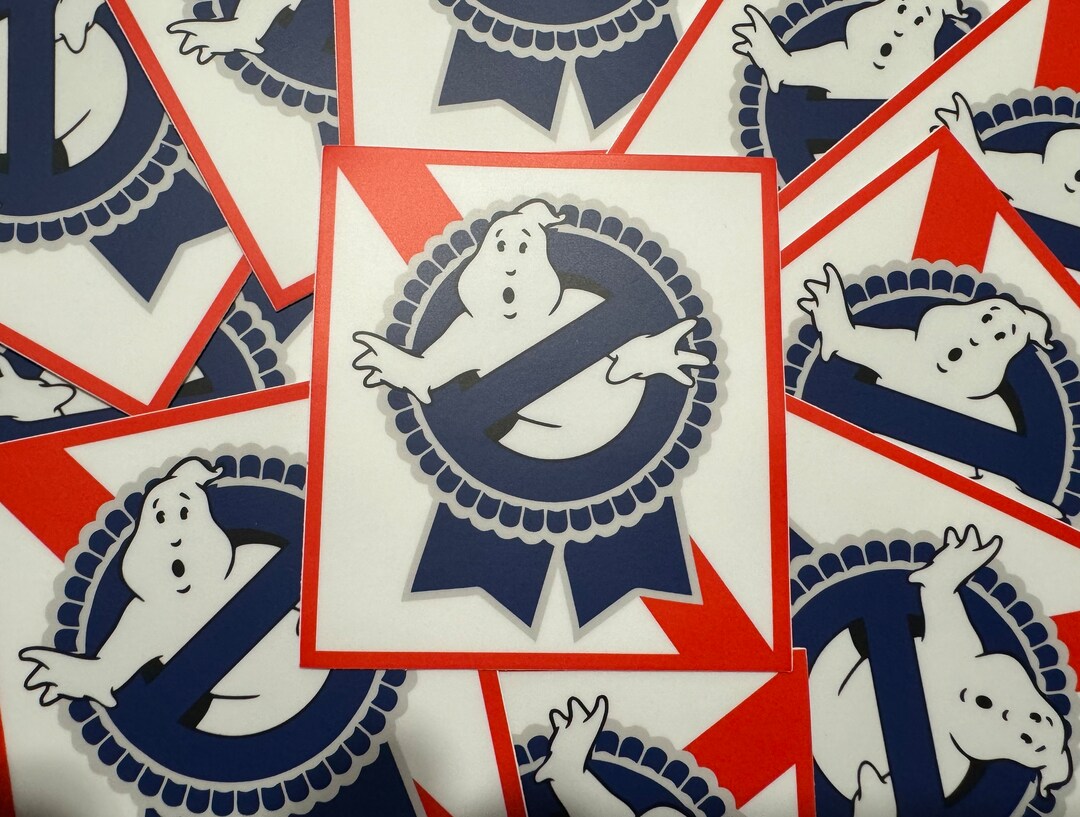 Mooglie Blue Ribbon Vinyl Sticker - Etsy