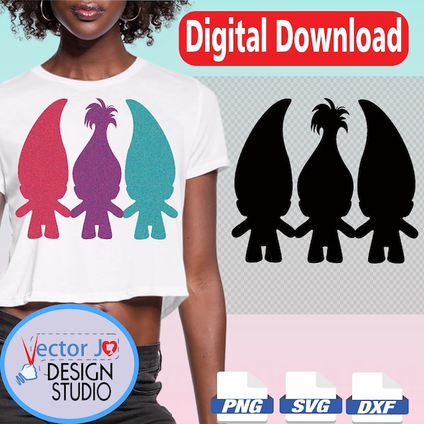 Trolls Svg - Etsy