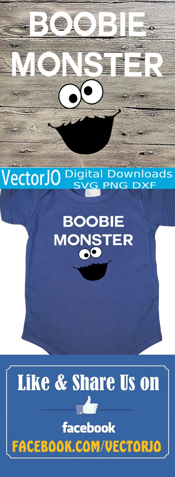 Breastfeeding svg Boobie Monster svg files cricut clipart | Etsy