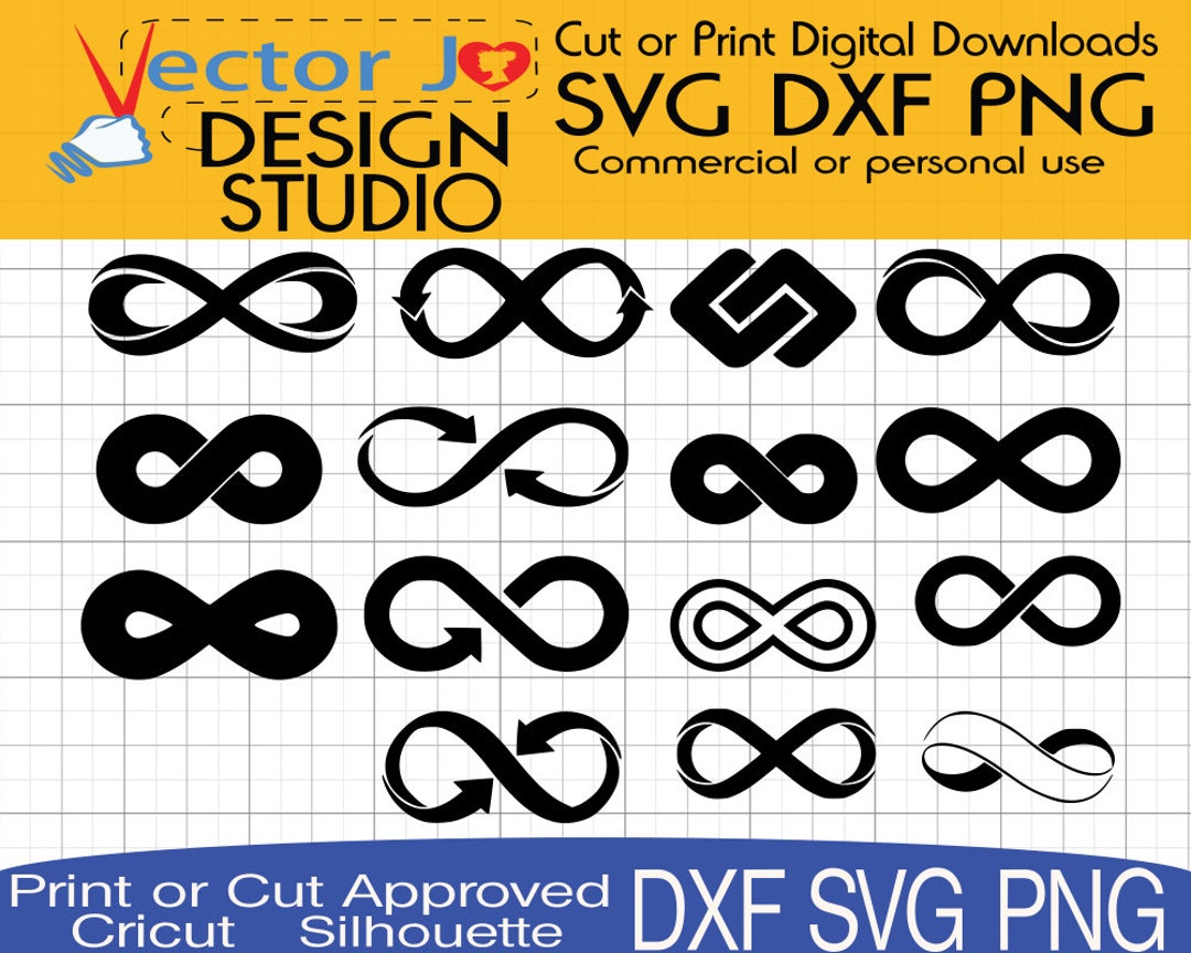 Infinity Tee Shirt Designer Bundle, Perfect for Cricut Design Space and ...