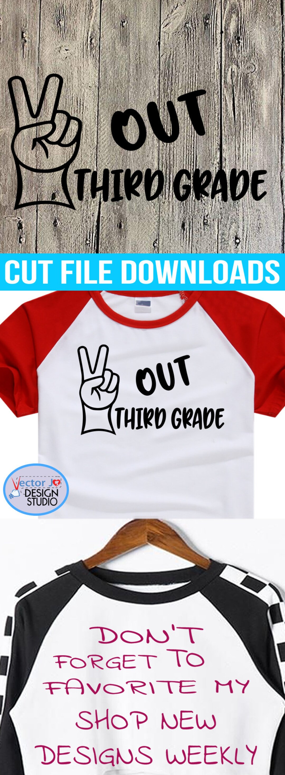 Peace Out Third Grade End of School Svg Last Day of Third - Etsy