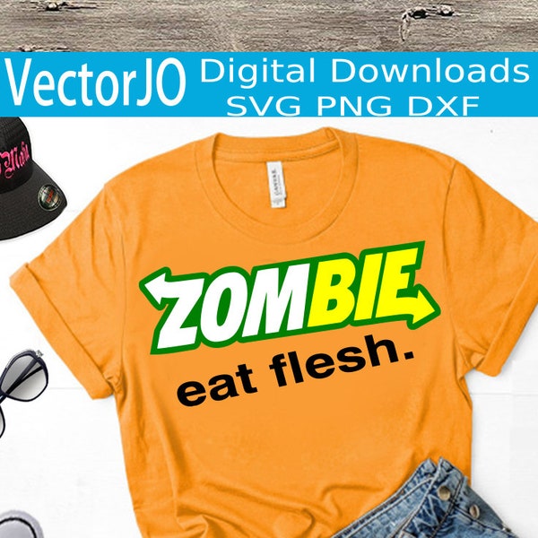 Zombie Eat Flesh - Etsy