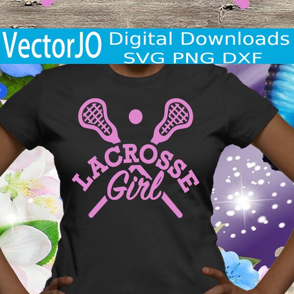 Girls Lacrosse Clipart - Etsy