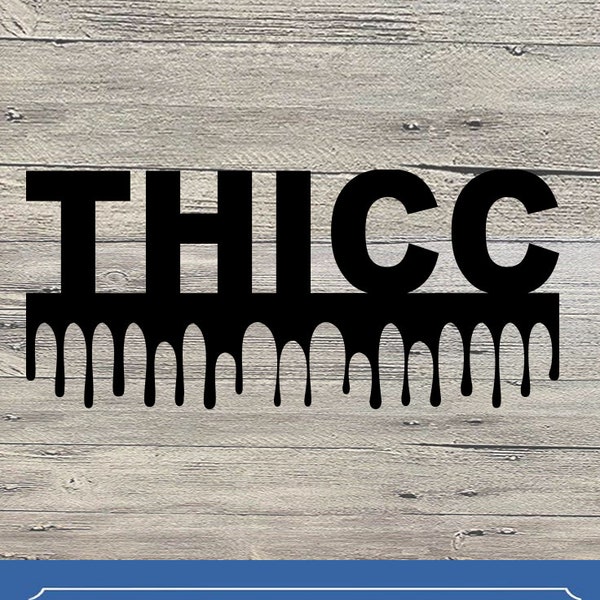 Thicc Girl Svg - Etsy