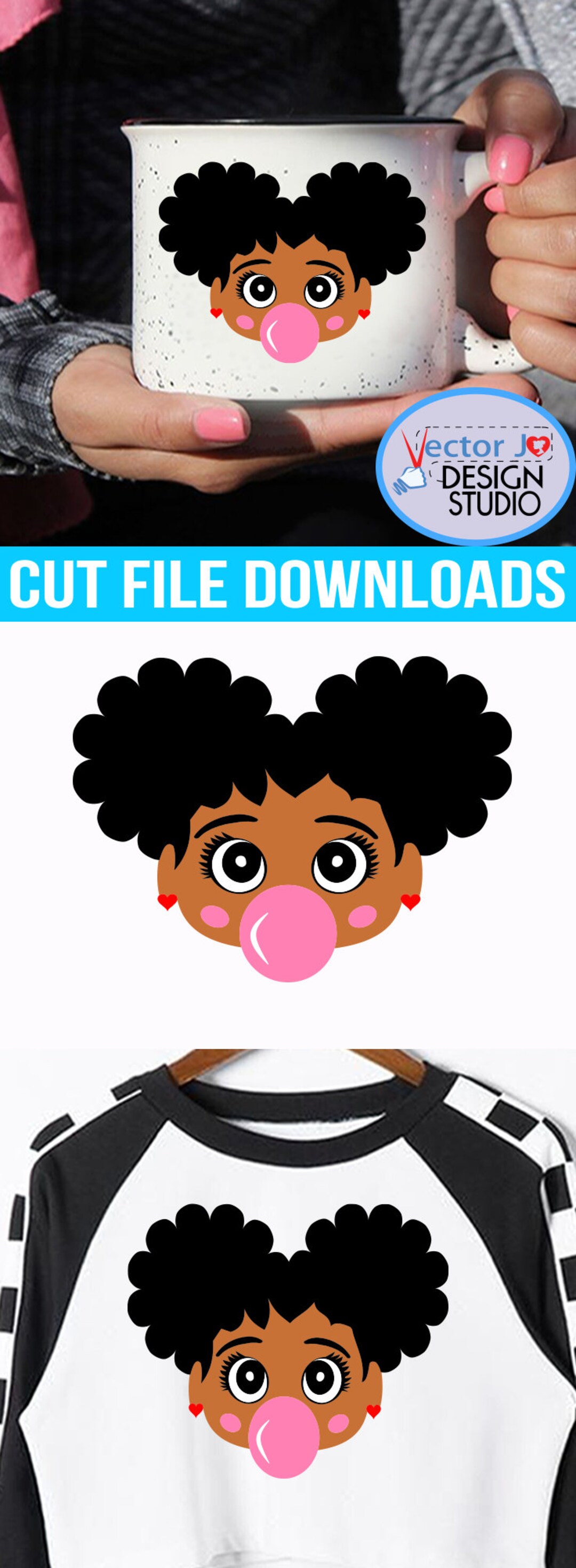 Afro Puff SVG, Bubble Gum Svg, Puffs Svg,afro Puffs Svg,african ...