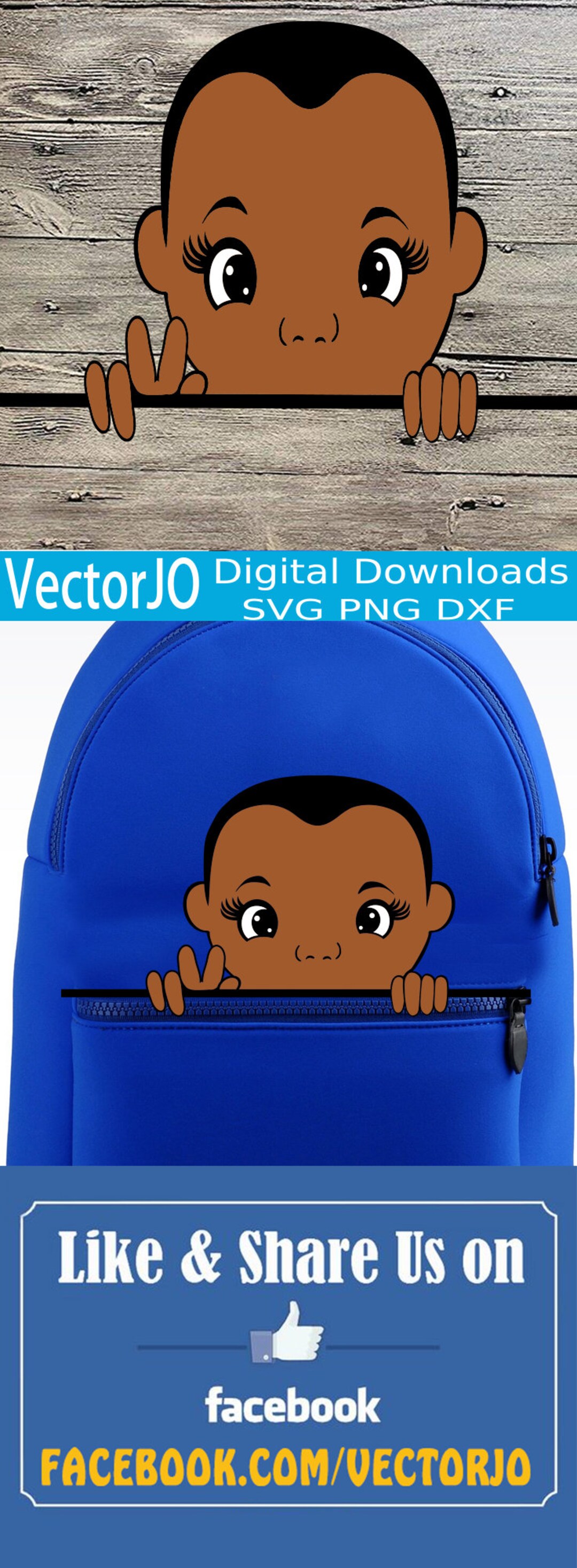 Peeking Boy Svg Afro Boy Svg,peekaboo Svg, African American Svg ...