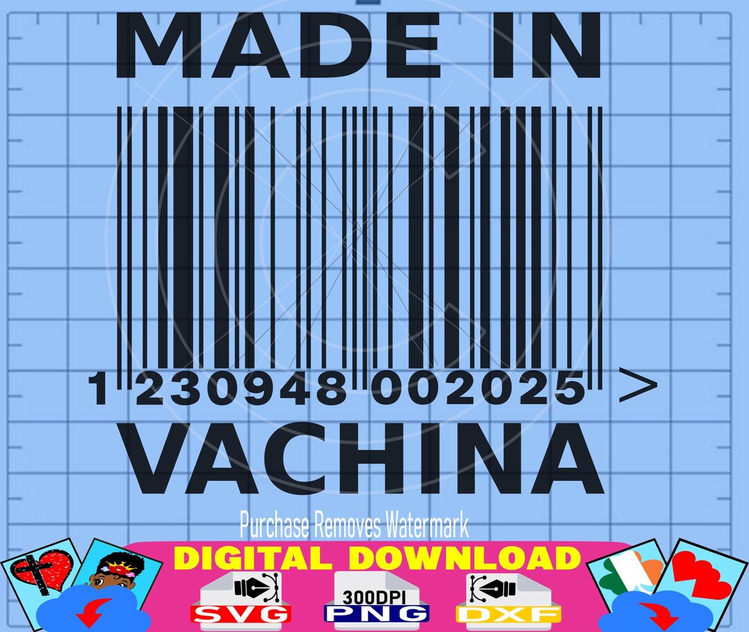 Made in Vachina SVG PNG DXF Baby Onesie Cute Sassy Baby Gift, Made in ...