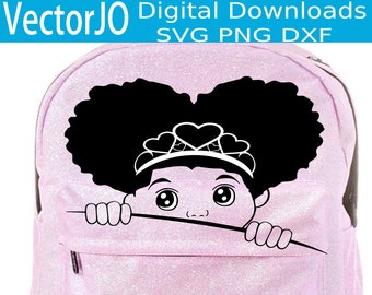 Cute Puffs Natural Hair Logo Element Vector Cricut SVG - Etsy