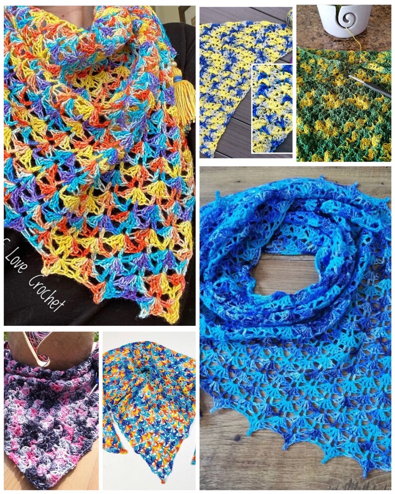 Slemish Thistle Shawl - Pdf Pattern - Etsy