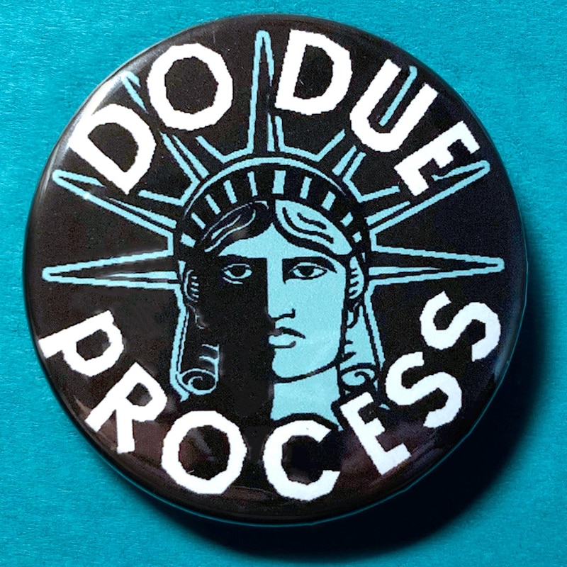 Due Process Protest Sign - Etsy