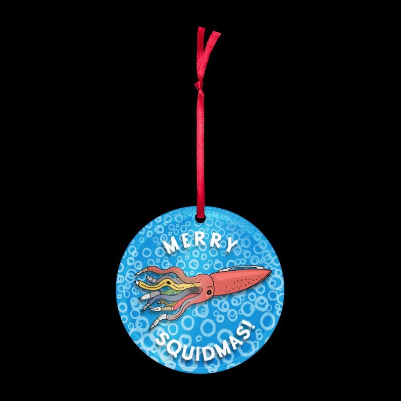 Merry Squidmas! Squid Army Pen Christmas Ornament. - Etsy