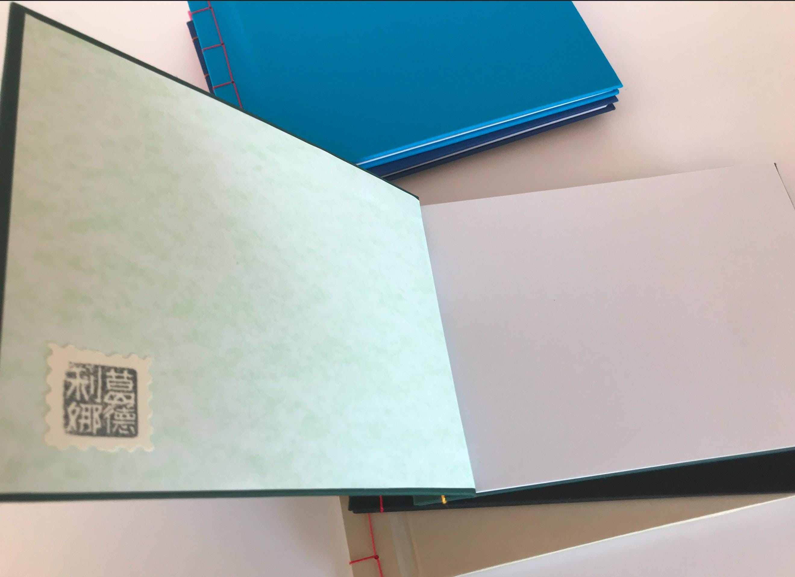 Handmade Notebook Japanese Binding Paper Coated 15x22cm - Etsy