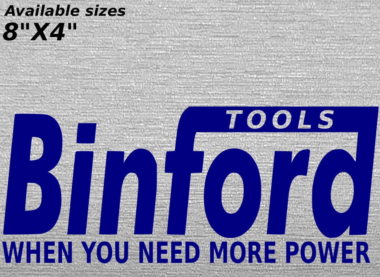 Custom Binford Tools Decal Sticker 90's Nostalgia - Etsy