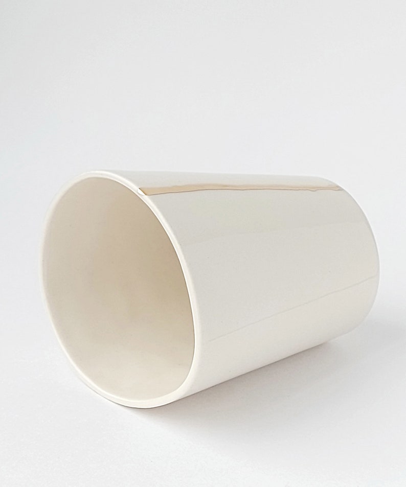 Handmade Ceramic Tumbler, Coffee or Tea Cup Without Handle, Modern ...