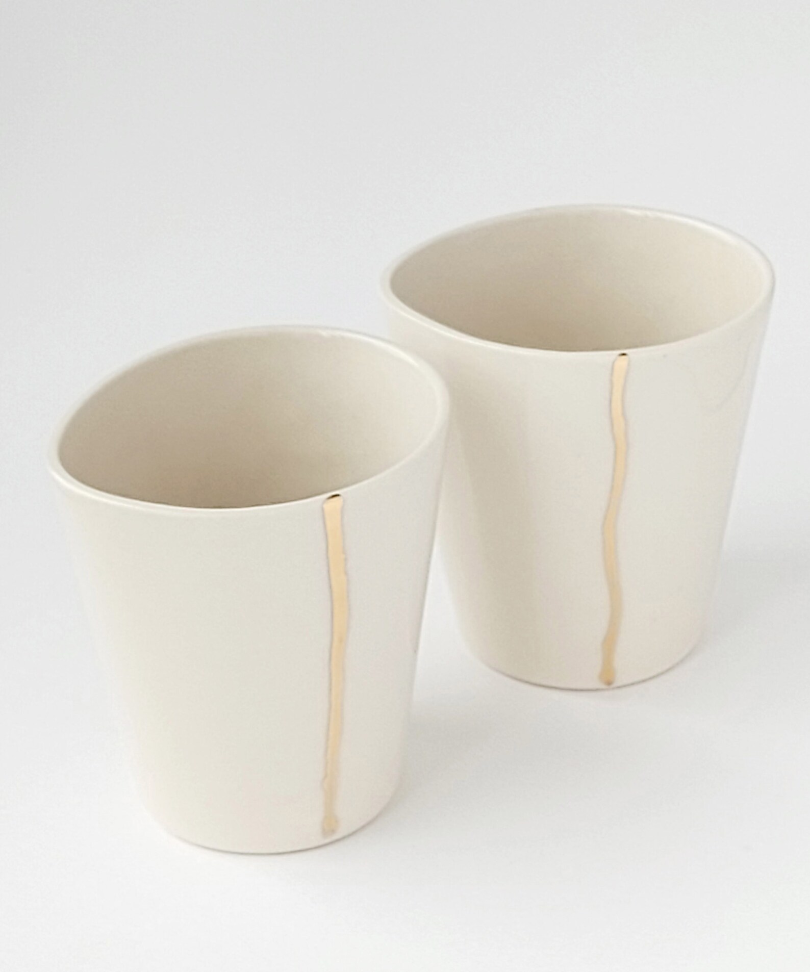 Handmade Ceramic Tumbler, Coffee or Tea Cup Without Handle, Modern ...