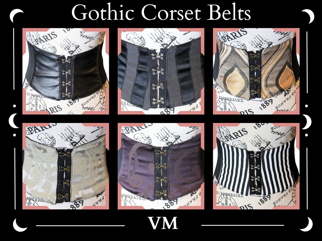 The VM Corset Belt Renaissance Belt Underbust Corset Waist Cincher ...