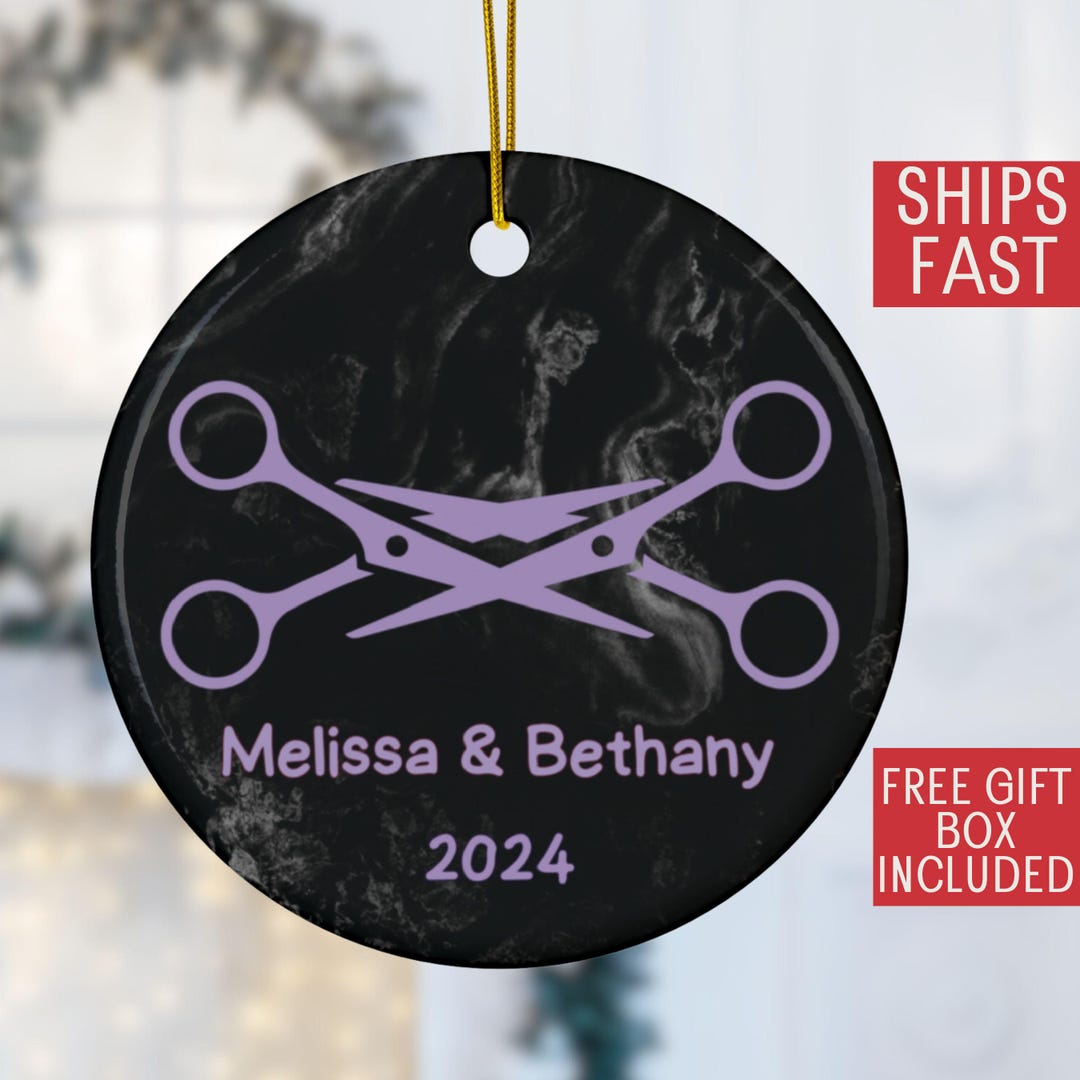 Personalized 2024 Christmas Ornament, Custom Lesbian Pride Holiday ...