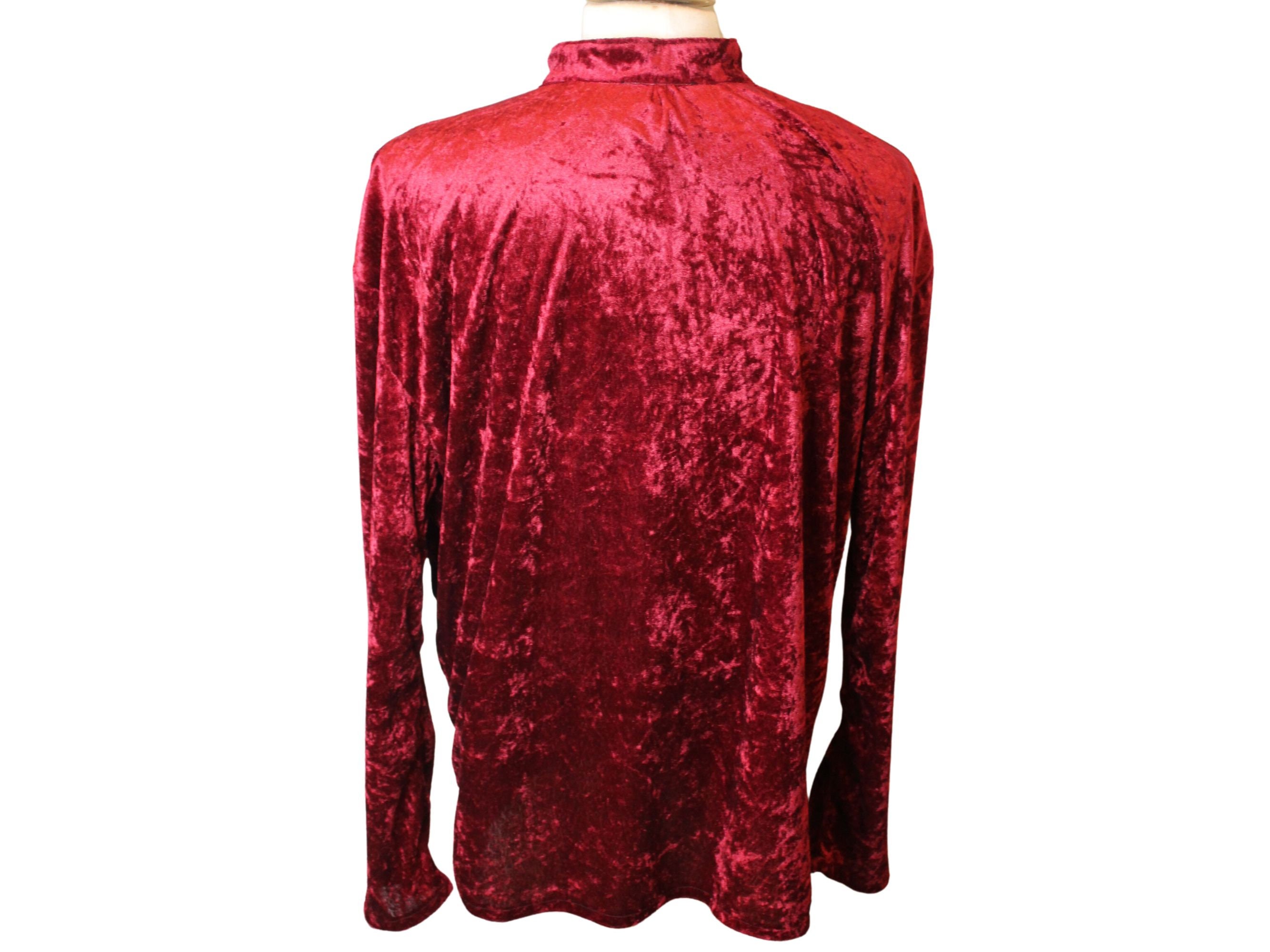 The VM Lace-up Hobbit Shirt Velvet Victorian Goth Christmas Wedding ...