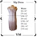 The VM Slip Dress Silver Satin Crinkle Goth Sheath - Etsy