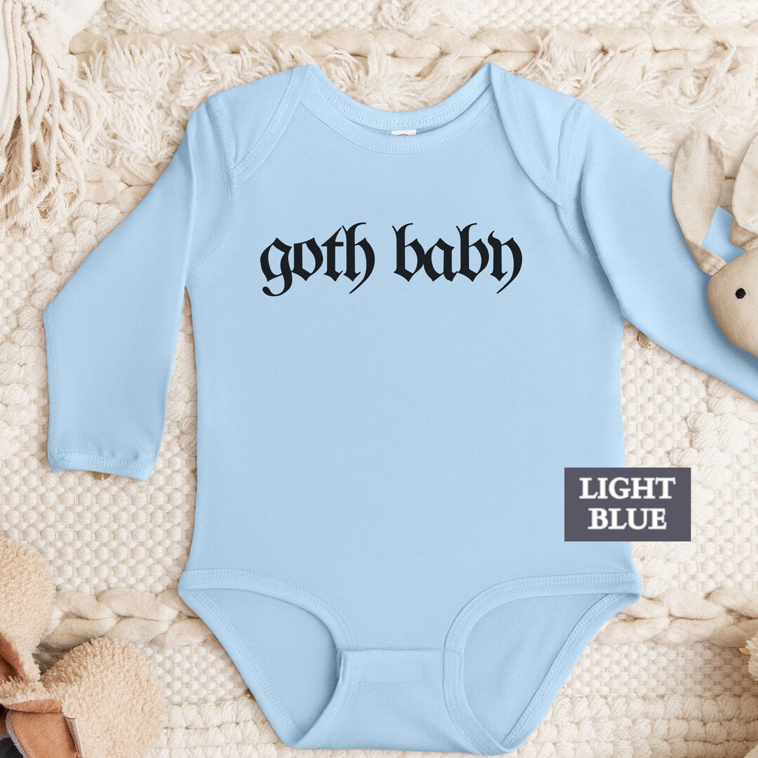 Goth Baby Bodysuit, Punk Baby Babysuit, Baby Shower Gift for Goth Mommy ...