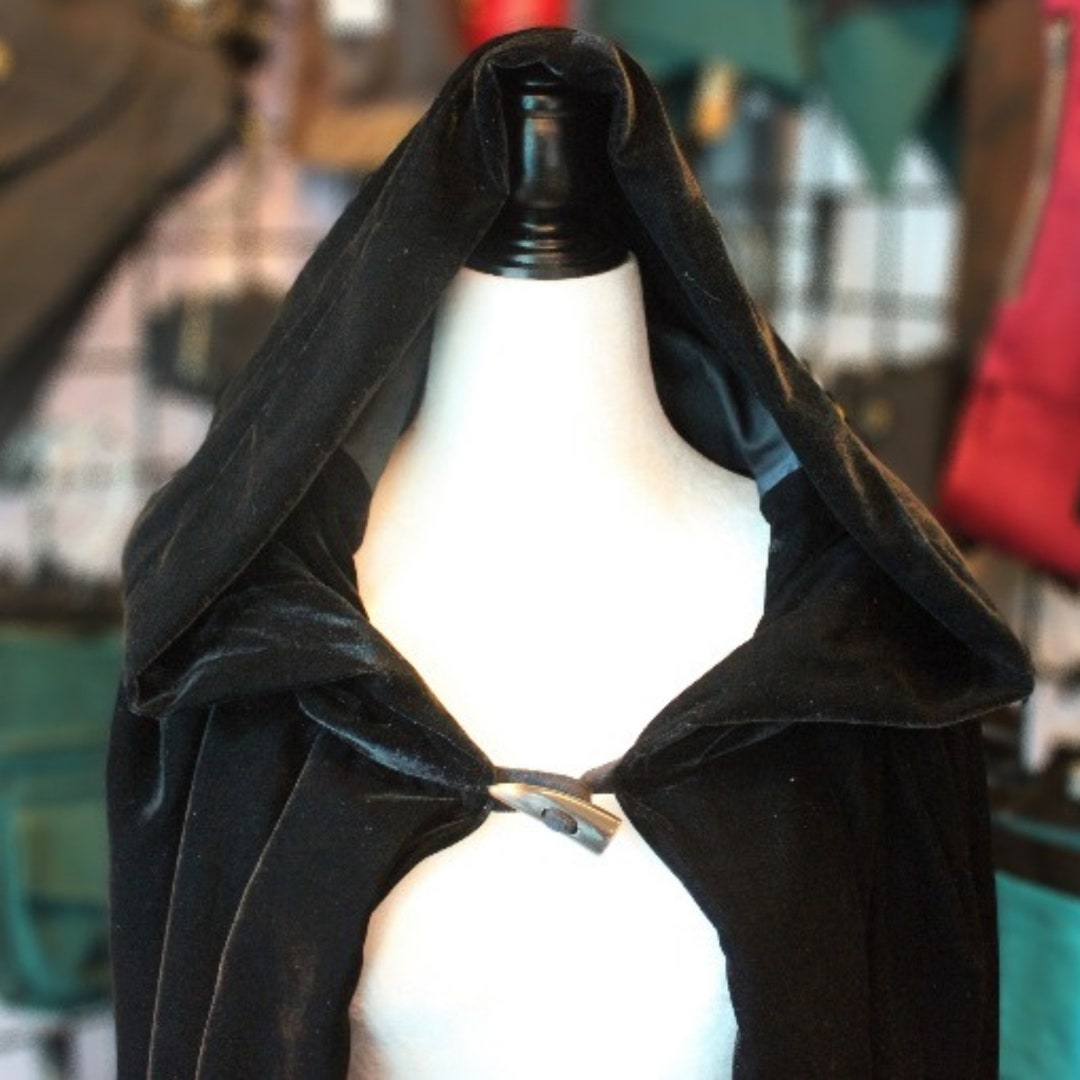 Cosplay Cloak Lined Velvet Victorian Cape Renaissance Festival Cloak ...