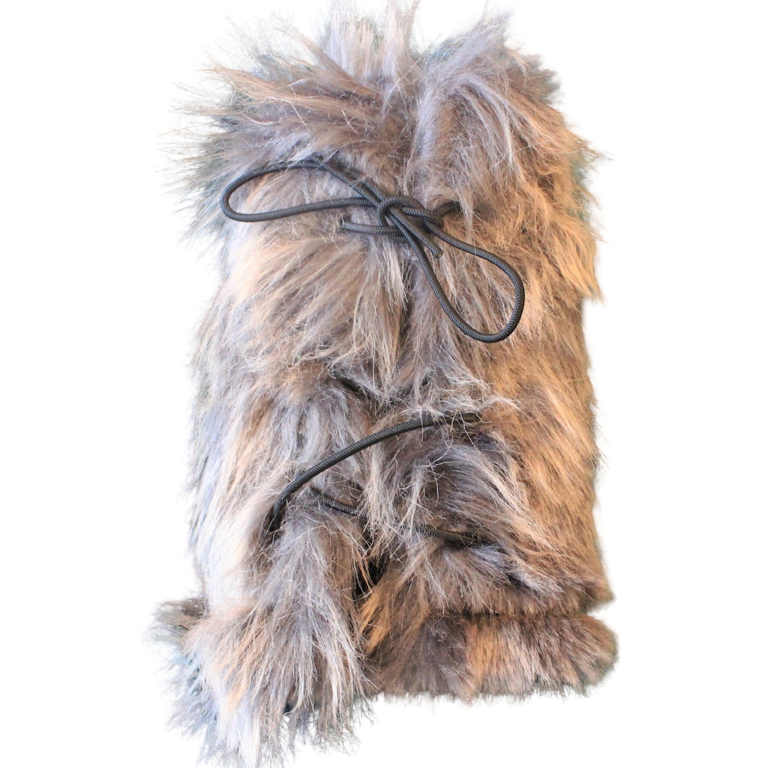 The VM Viking Faux Fur Wrist Wallet Cuff - Barbarian Unisex Fake Fur ...