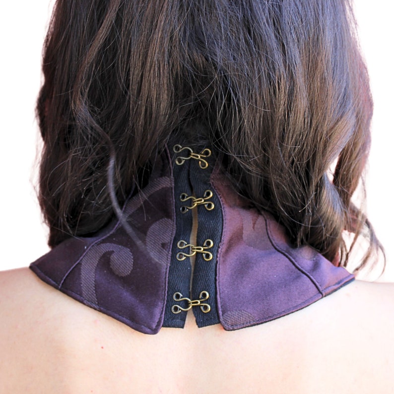 The VM Corset Choker Victorian Style Steampunk Neck Piece, Lace-up 90s ...