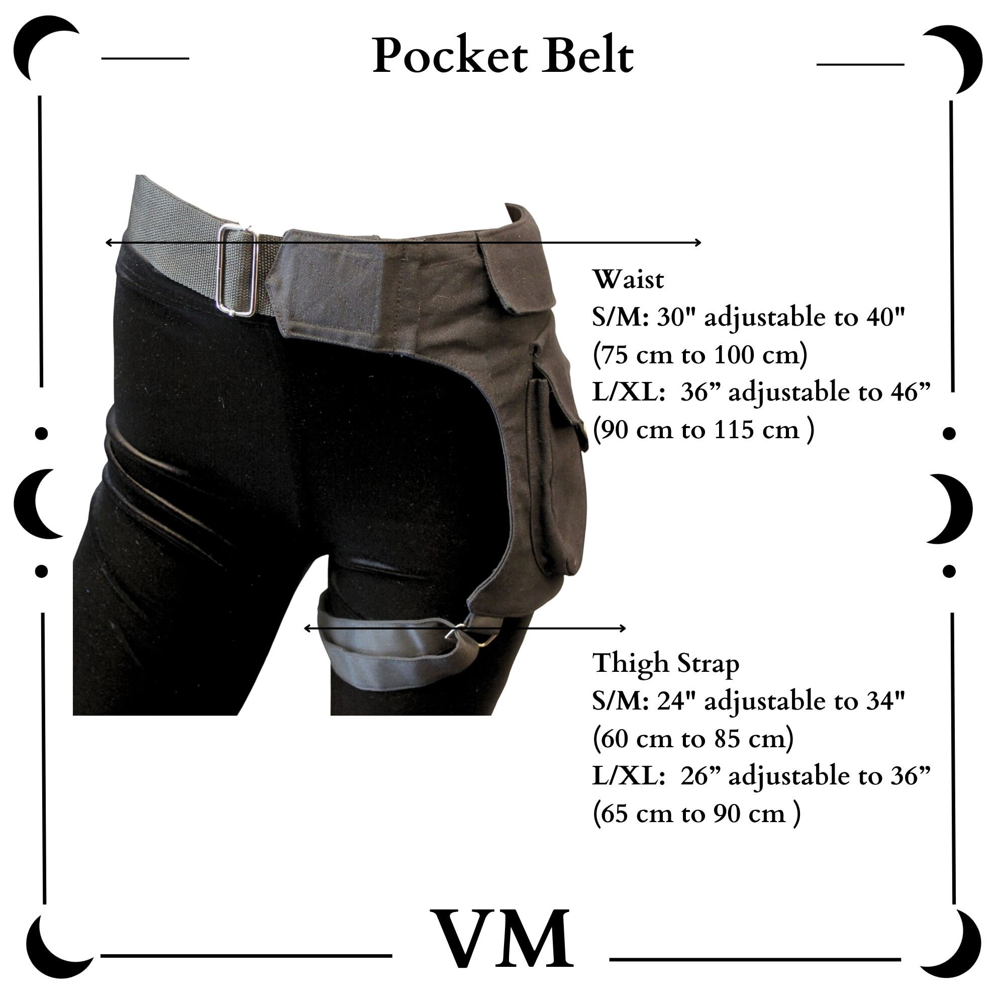 The VM Pocket Belt With Thigh Strap Cotton Canvas Cosplay Belt ...