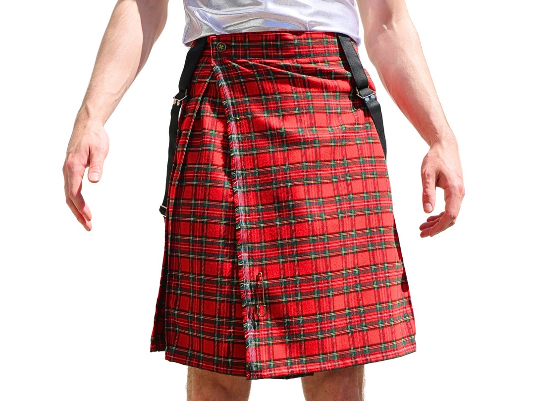 The VM Men's Kilt - Handmade Gothic New Victorian Men's Fashion Kilt ...