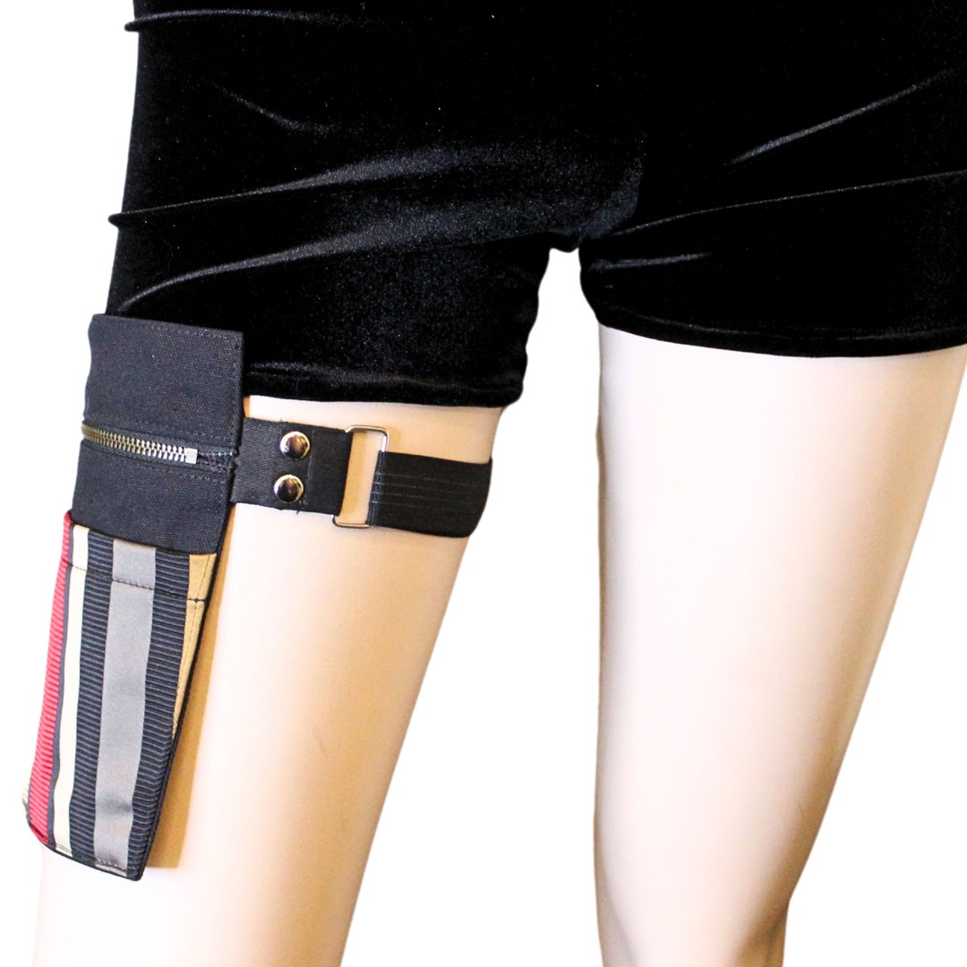 The VM Leg Holster - Red Stripe Tapestry Goth Cottage Core Festival ...