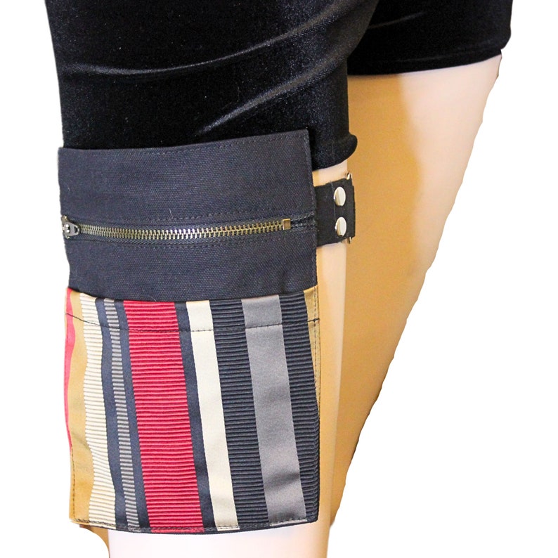 The VM Leg Holster Red Stripe Tapestry Goth Cottage Core Festival ...