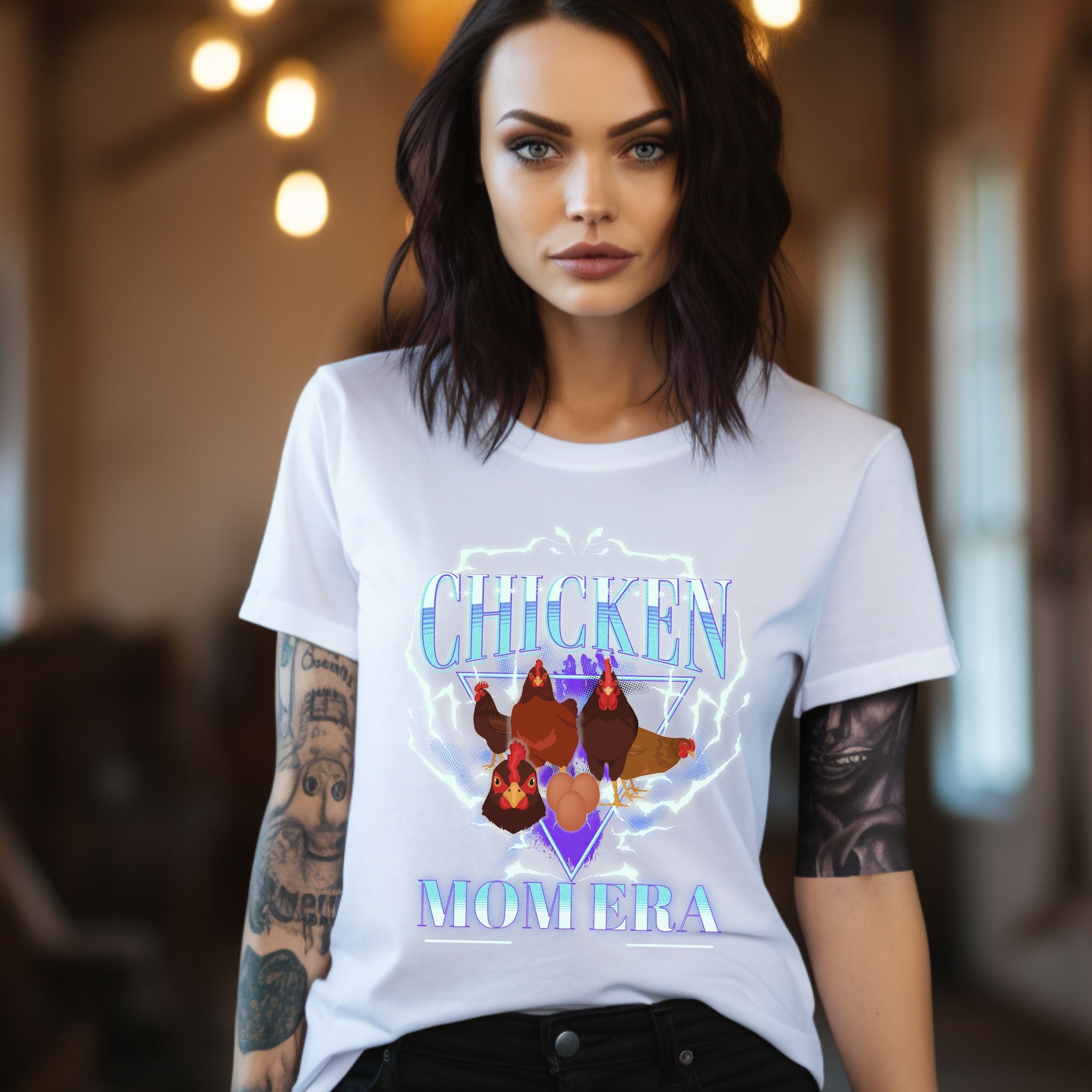 Chicken Mom Era T-shirt Funny Chicken Gift Chicken Mom Era - Etsy Canada