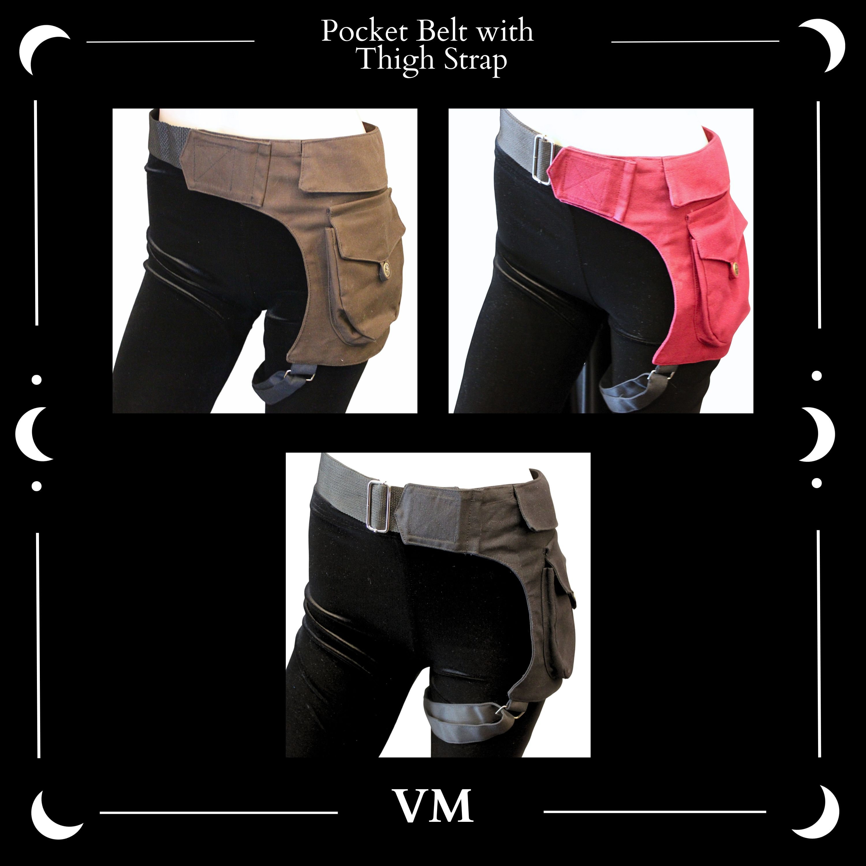 The VM Pocket Belt With Thigh Strap Cotton Canvas Cosplay Belt ...
