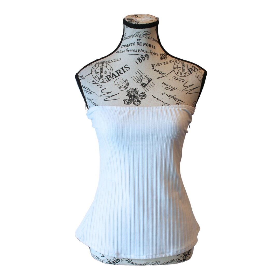 The VM Tube Top White Stripes Wedding Renaissance Faire Festival Top ...