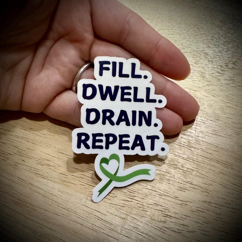 Dialysis Sticker, Kidney Disease Awareness Sticker, Gift for Mom, Vinyl ...
