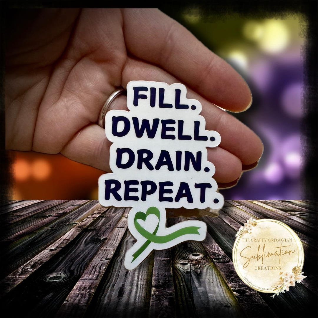 Dialysis Sticker, Kidney Disease Awareness Sticker, Gift for Mom, Vinyl ...