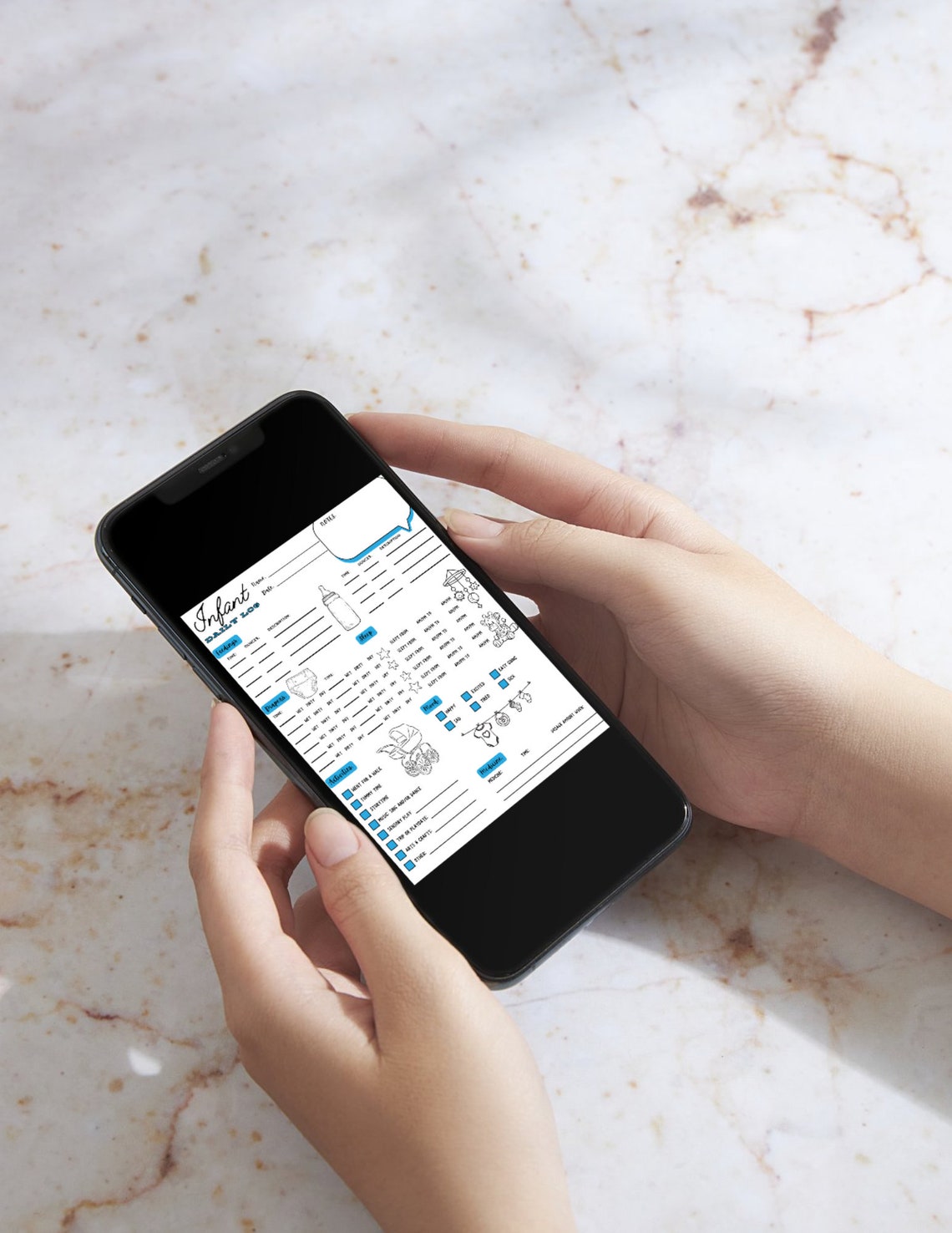 Infant Daily Log | Baby Care Journal | Daily Tracker for Newborns ...