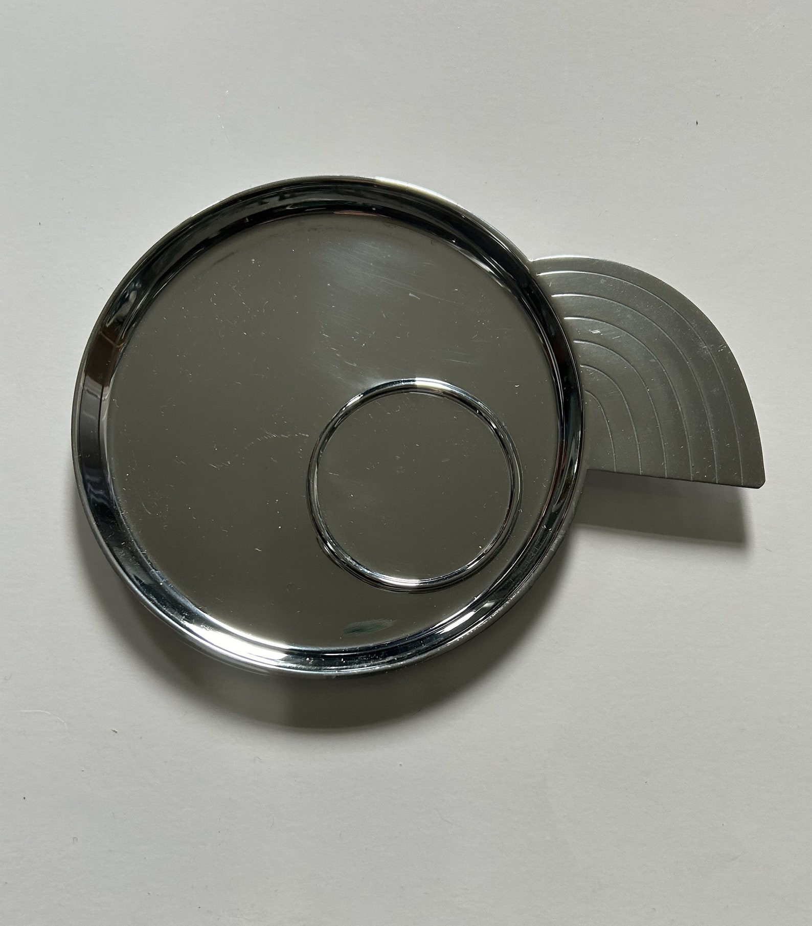 Set of Eight Chase Chrome Canape Plates Designed by Lurelle Guild 1933 ...