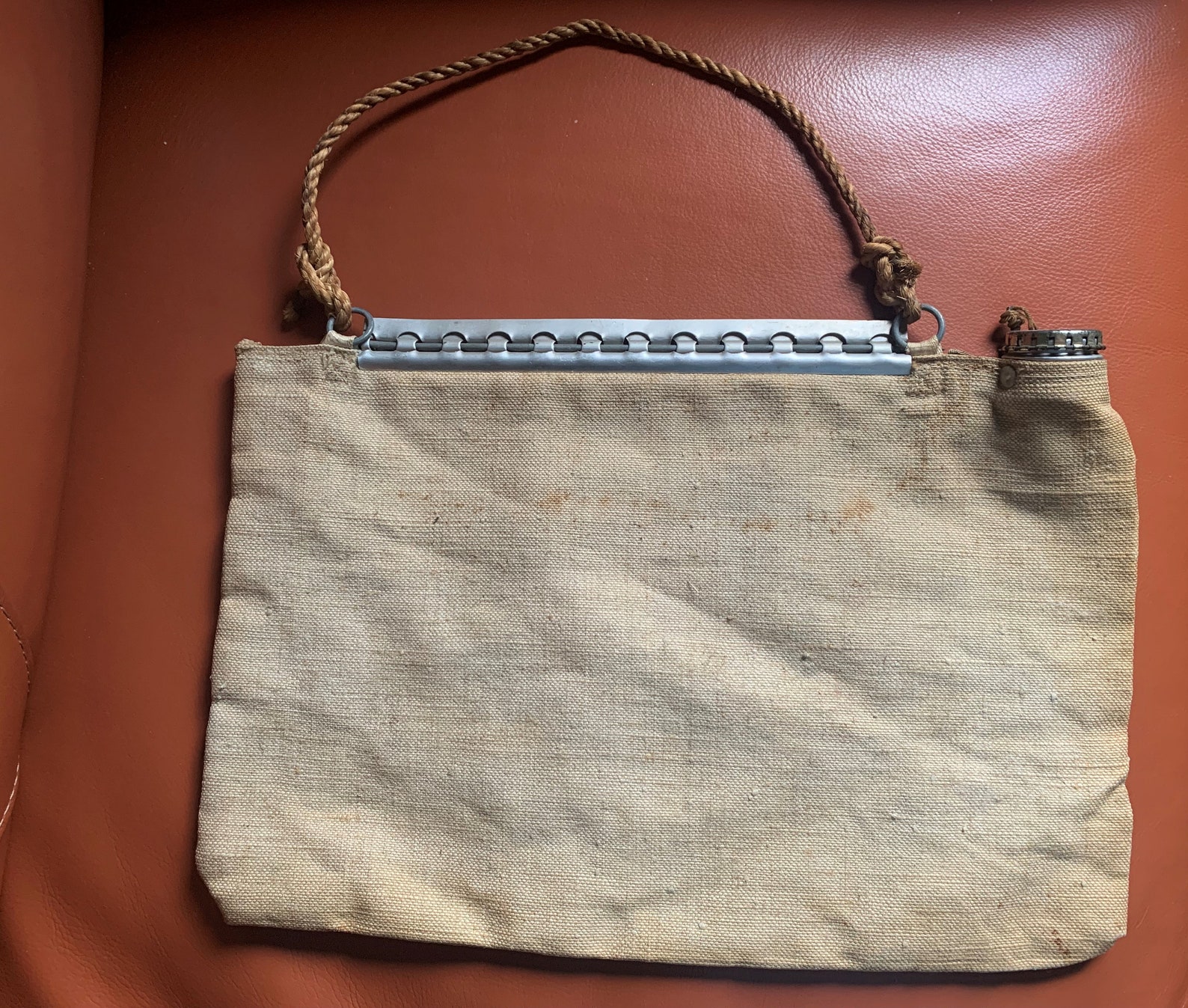 Vintage Minnequa Flax Water Bag Pueblo Tent & Awning Company - Etsy