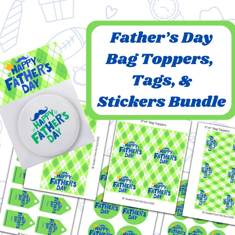 Treat Bag Toppers - Etsy