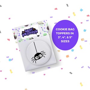 Printable Halloween Treat Cookie Bag Toppers: Bonus Gift Tags ...