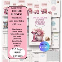 Custom Sweets Order Form, Sprinkle Edition, Planner Page, Printable ...