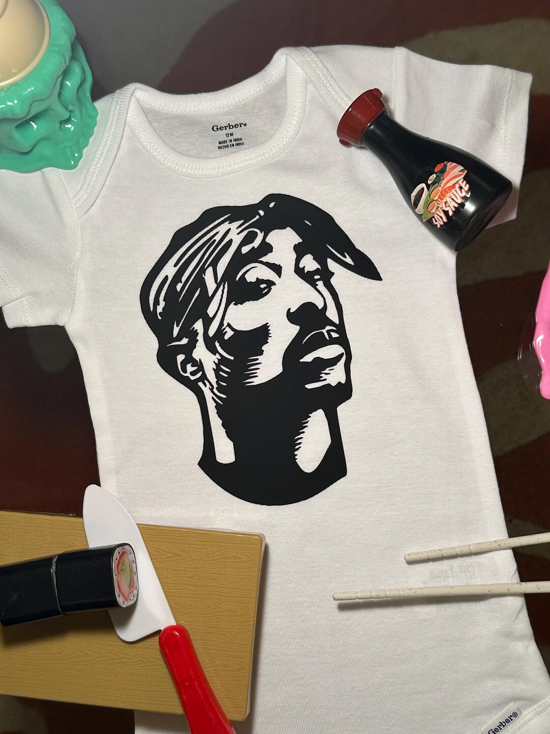 2pac Tupac Shakur Urban Hip-hop West-coast Rap Actor Handmade Gerber ...