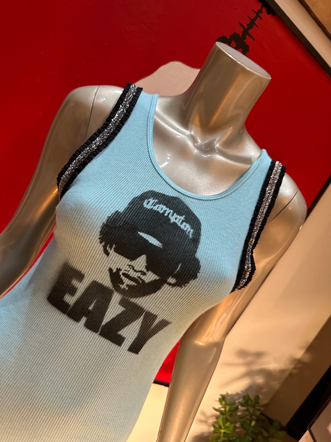 EAZY E Godfather of Gangsta Rap Repurposed Compton Hip-hop Graffiti Top/dress L - Etsy