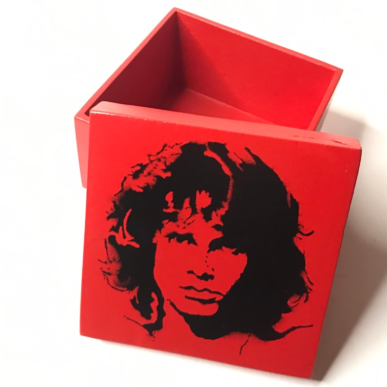 Jim Morrison the Doors Inspired Rocker Box (for Keys/coins/ransom Notes ...