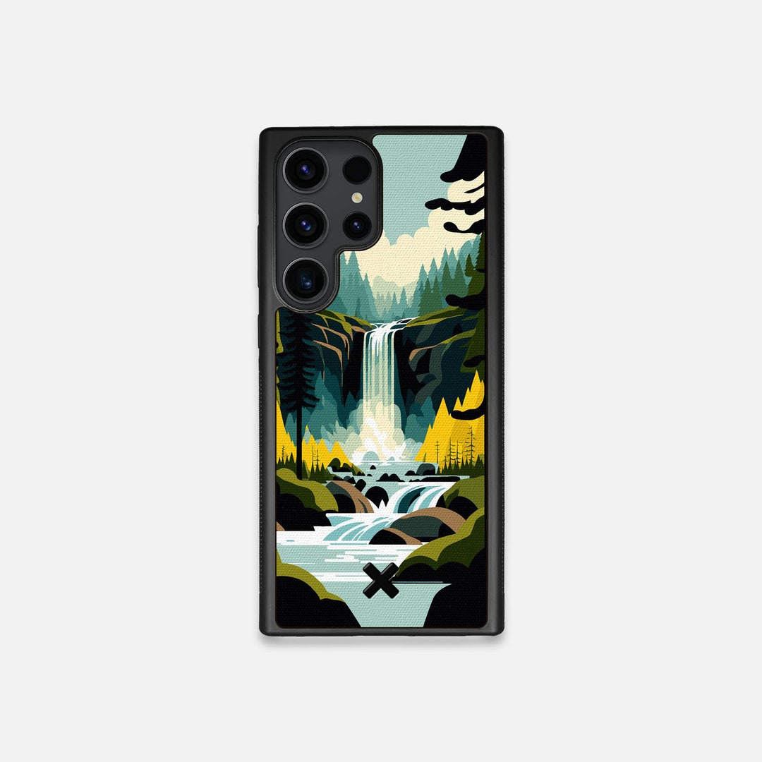Cascade - Painted Canvas Phone Case for Samsung - Fits Galaxy S23, S23 ...