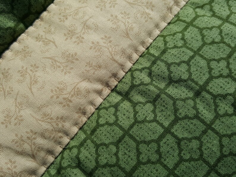 Tartan Plaid Check Patchwork Quilt. Queen Size Abstract Throw. Pastel ...