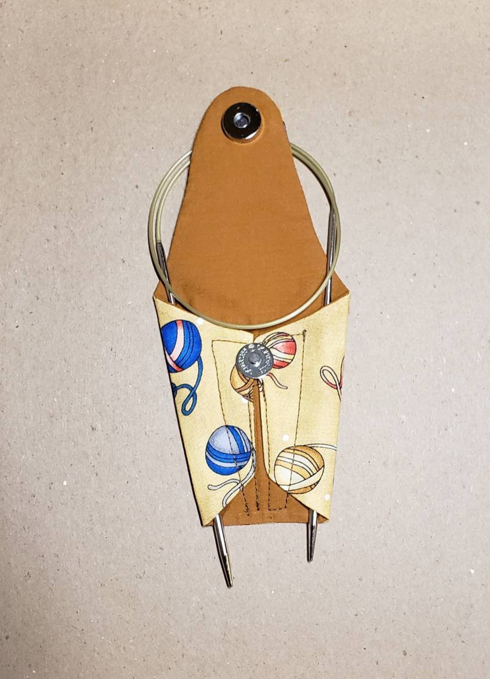 Circular Needle Keepers Snug Minder Yarn Ball Fabric Easy - Etsy Canada