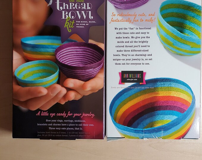 Mini Thread Bowl Kit Craft Tastic for 3 Bowls Age 8+ Spring Break ...